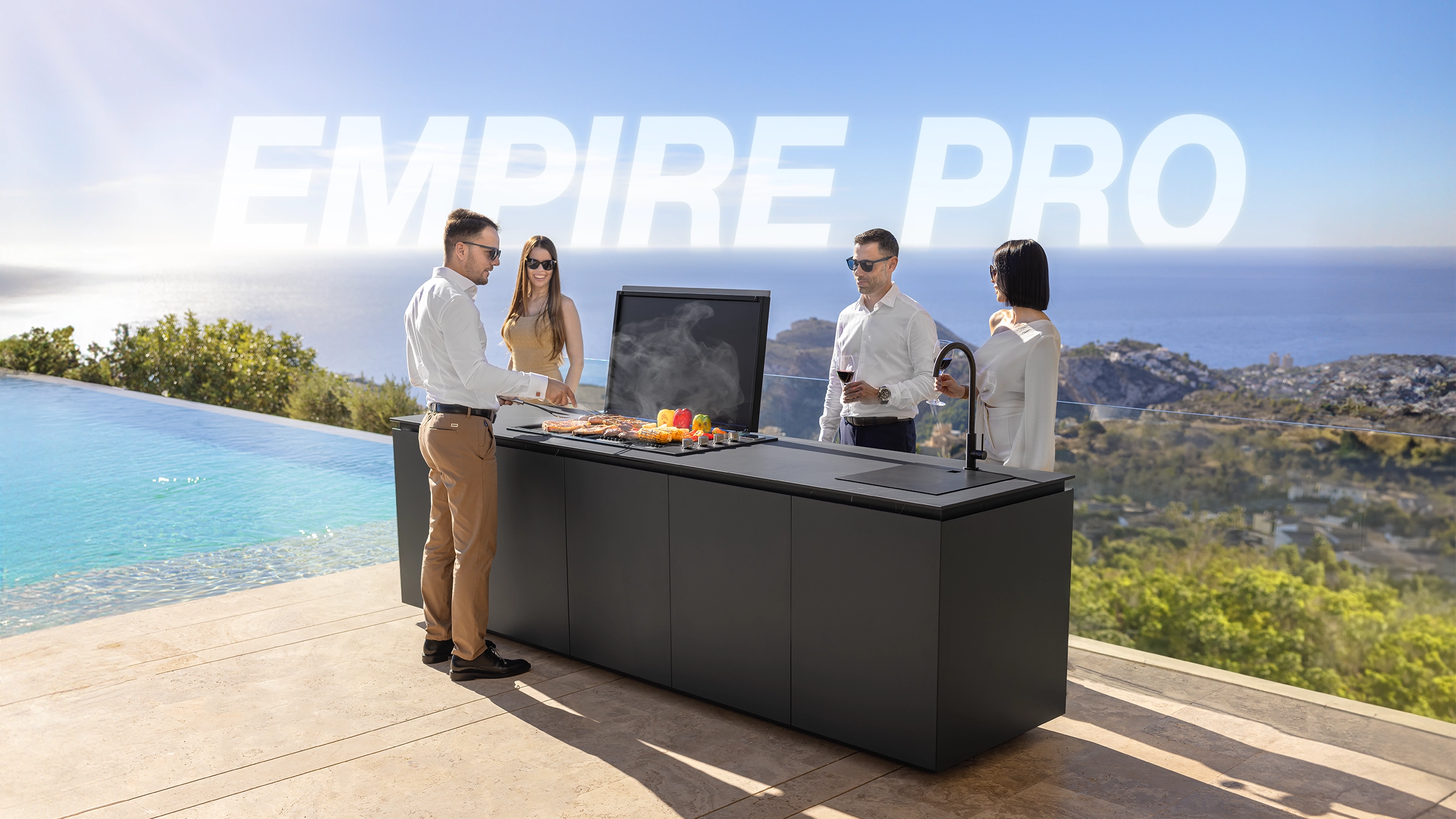 The Most Luxurious High End Outdoor Kitchen| Empire Pro